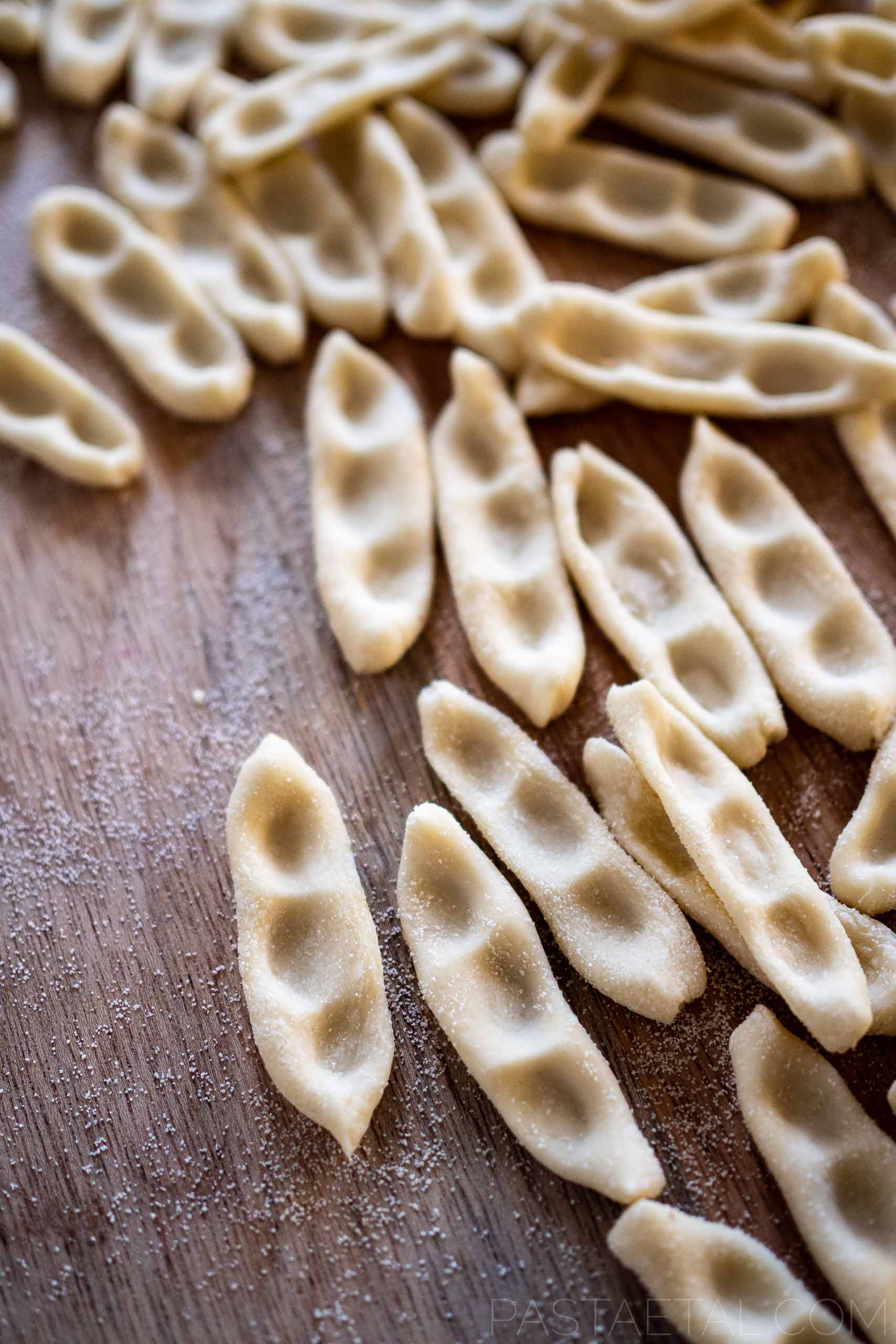 Capunti with Broccoli and Black Beans - Pasta et Al